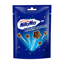 Milkyway Magic Stars Chocolate Pouch Bag 100g 12ct (UK) – candynow.ca
