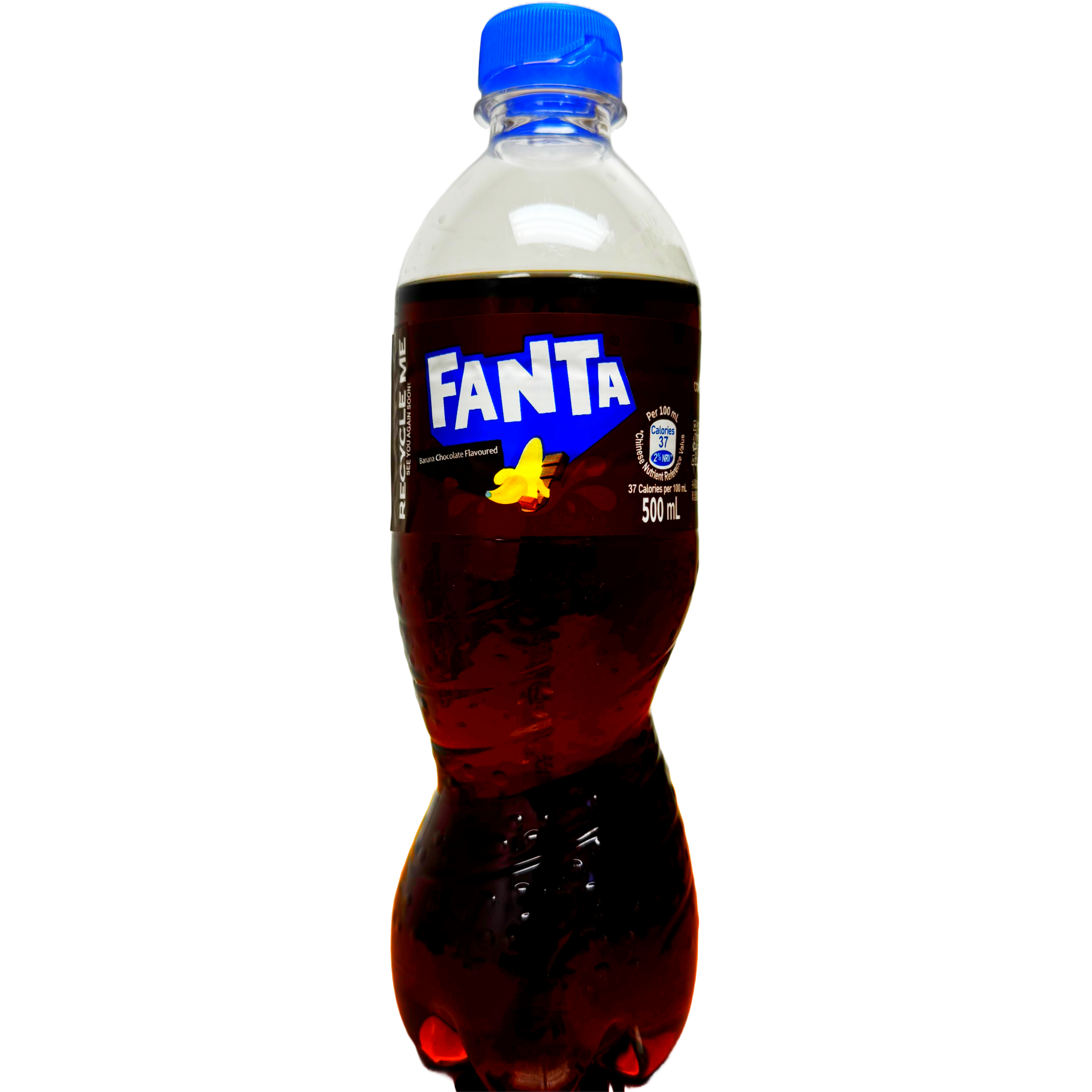 Fanta Banana Chocolate Bottle 500ml 12ct (China) (Shipping Extra, Clic ...
