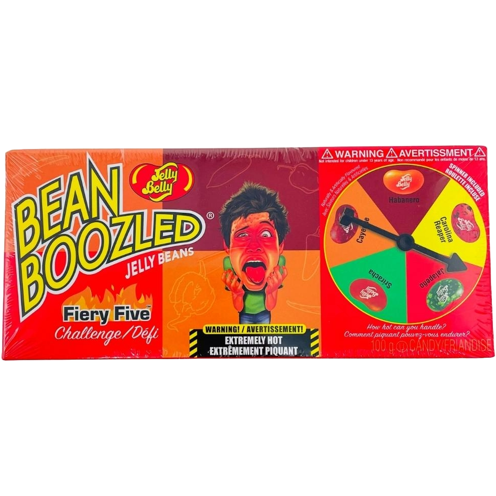 Jelly Belly Beanboozled Fiery Five Box 100g 10ct (CAN) – candynow.ca